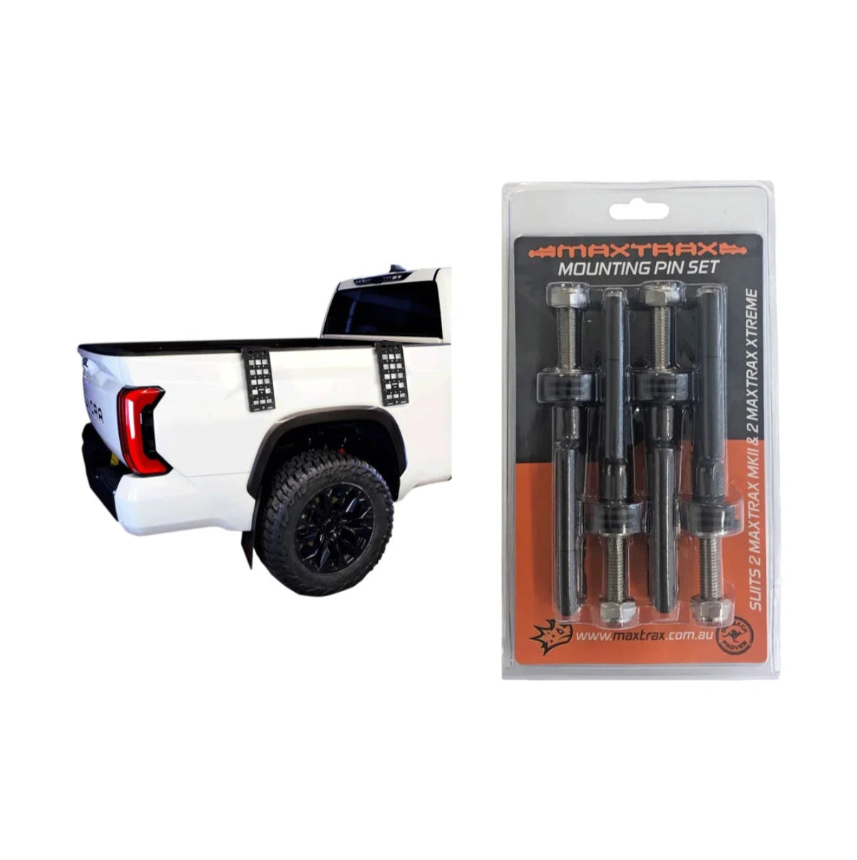 6x13" Fender Rack + Maxtrax Mounting Pin Set | Essential Rack Kit for ...